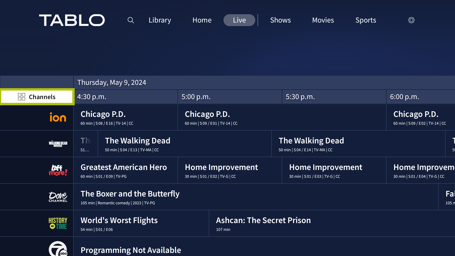 How To Use the Favorites Filter on the 4th Generation Tablo – Tablo