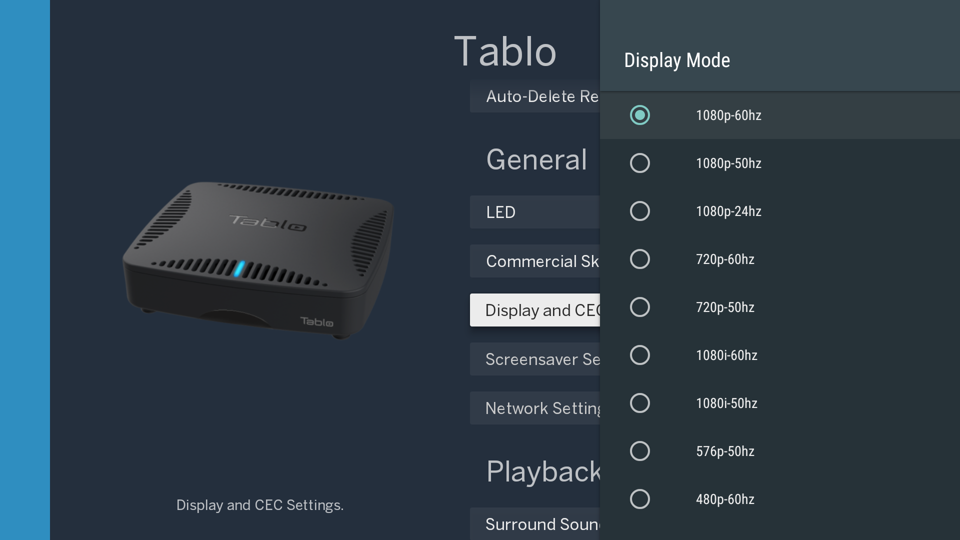 Legacy Tablo DUAL HDMI & Tablo QUAD HDMI Video Playback Settings – Tablo