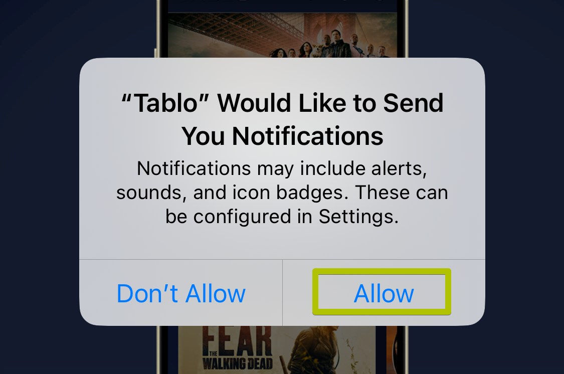 Tablo Push Notifications and Message Center – Tablo