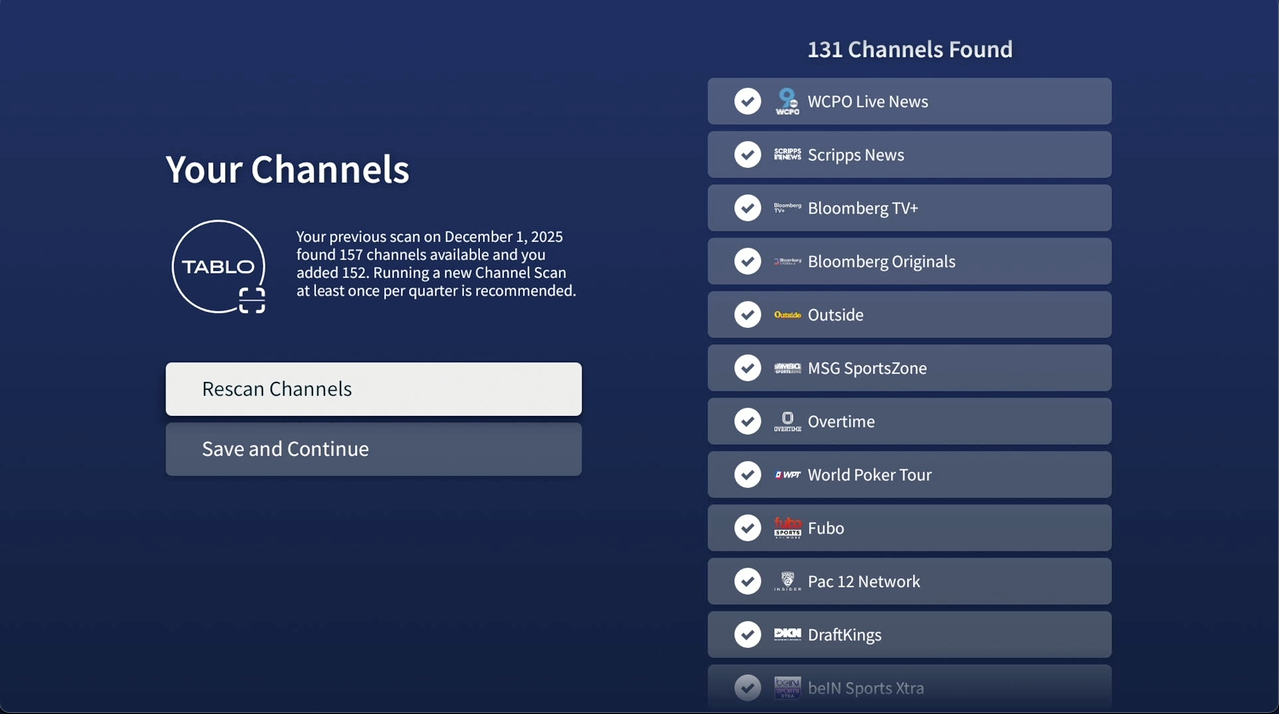 Why Don’t I See Any Local Channels on My Tablo? – Tablo
