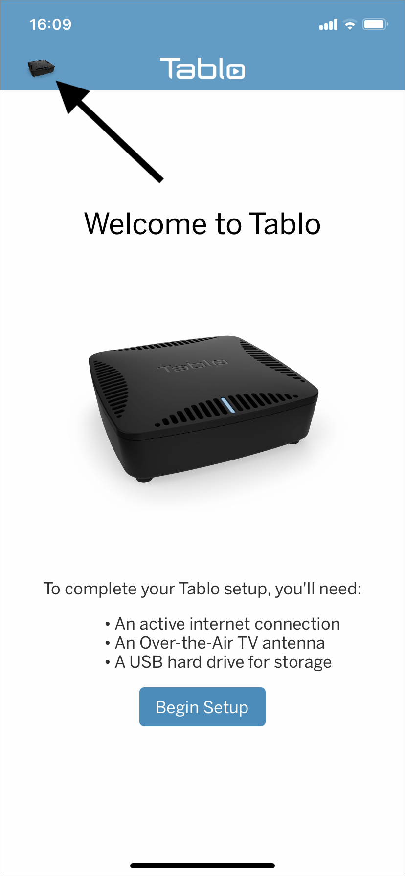 Connecting Legacy Tablo to Wi-Fi while on Ethernet (iOS only) – Tablo