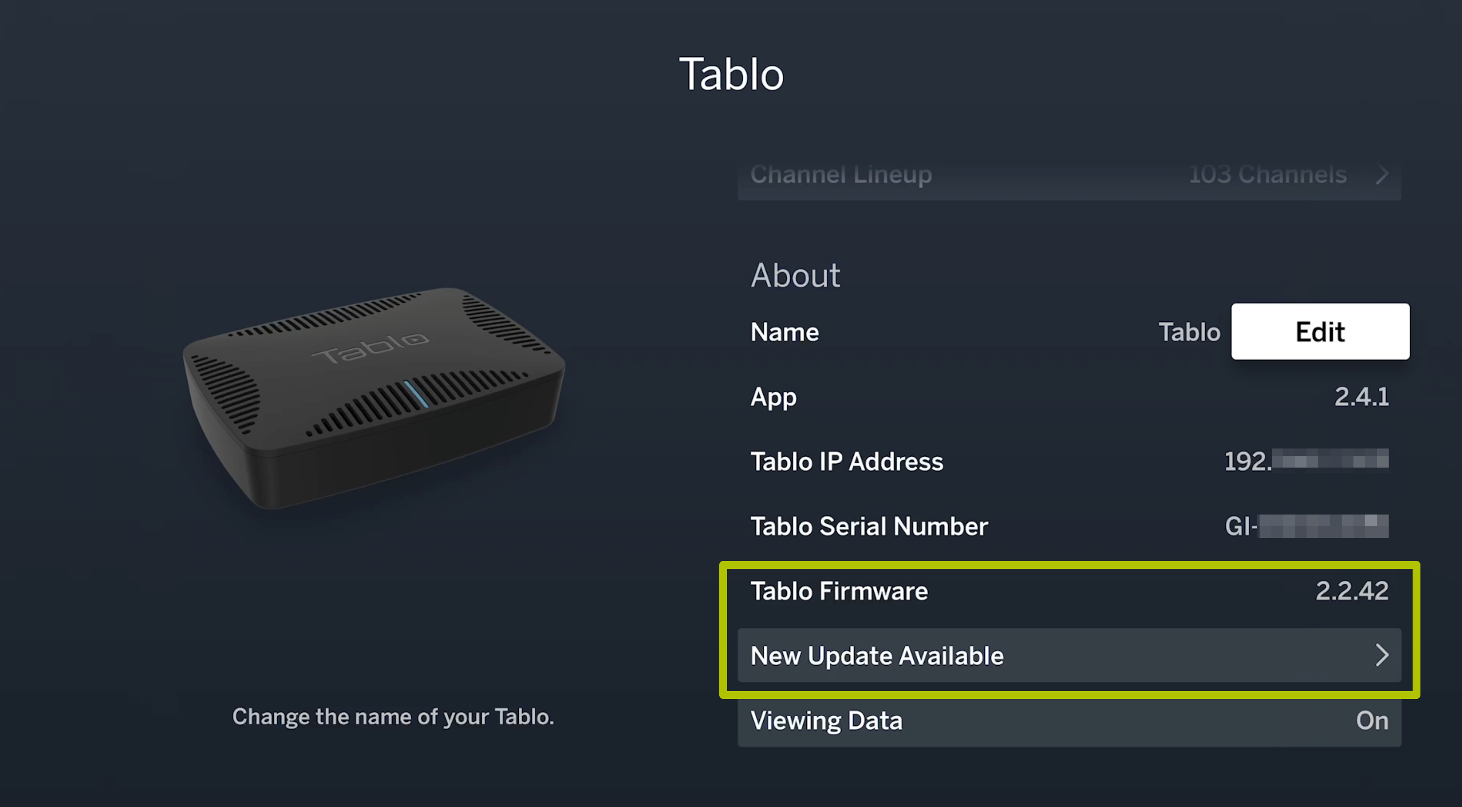 Critical Security Patch for Legacy Network-Connected Tablo Devices – Tablo